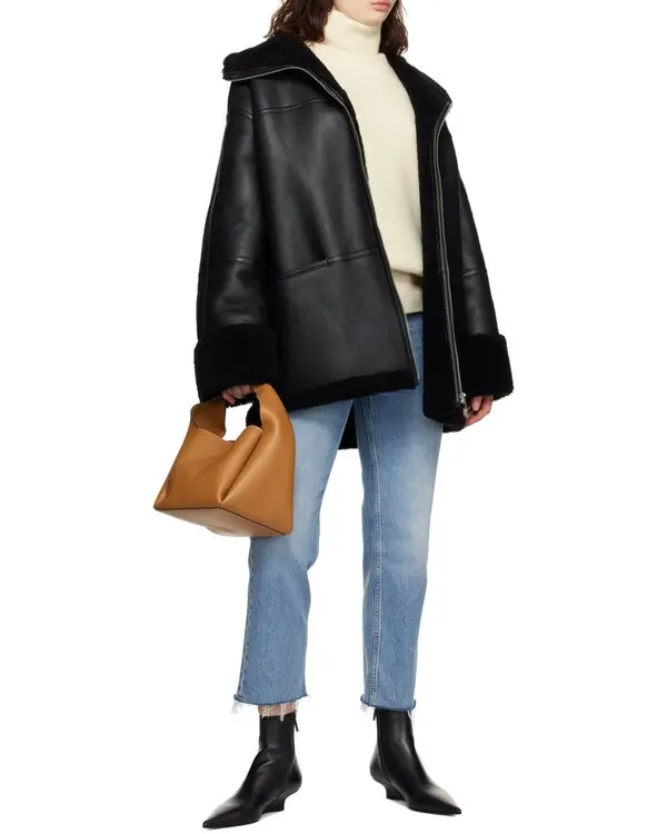 TOTEME Pointed Ankle Boots With Side Zip