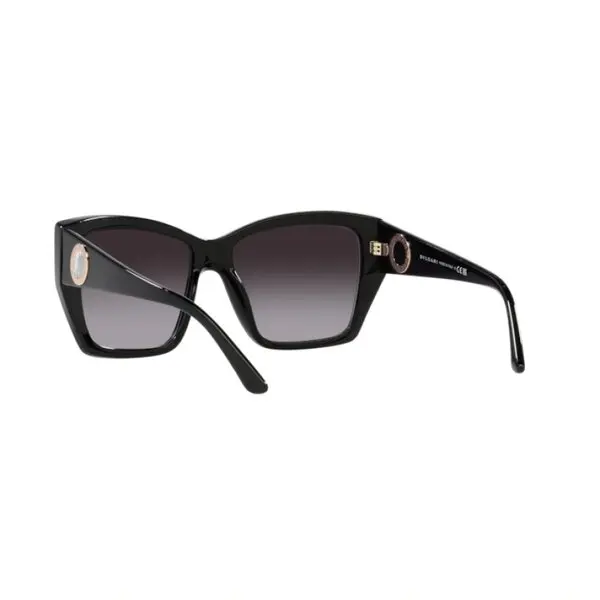 BVLGARI Square Frame Sunglasses - Black