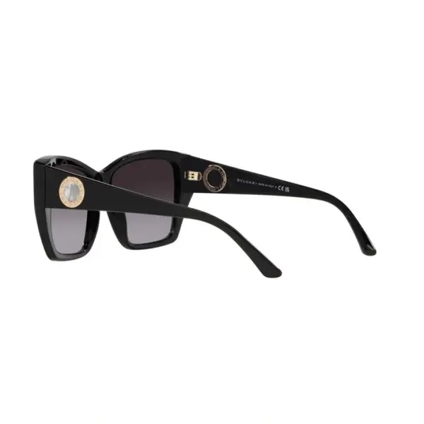 BVLGARI Square Frame Sunglasses - Black