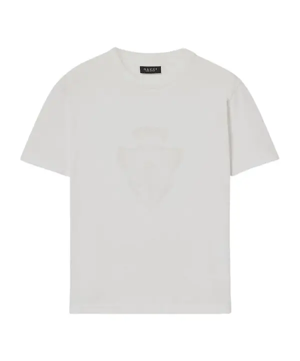 Gucci Cotton Jersey T-shirt With Crest Detail
