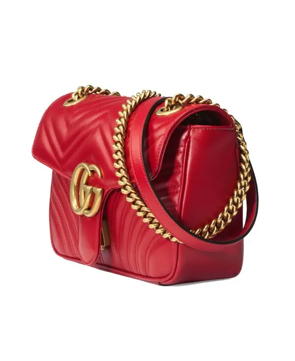 Gucci Gg Marmont Small Matelassé Shoulder Bag