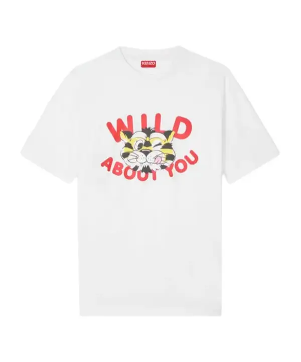 Kenzo Short-sleeved Crewneck T-shirt - Off White