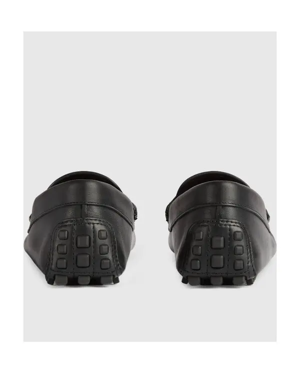 Gucci Interlocking G Driving Loafers - Black