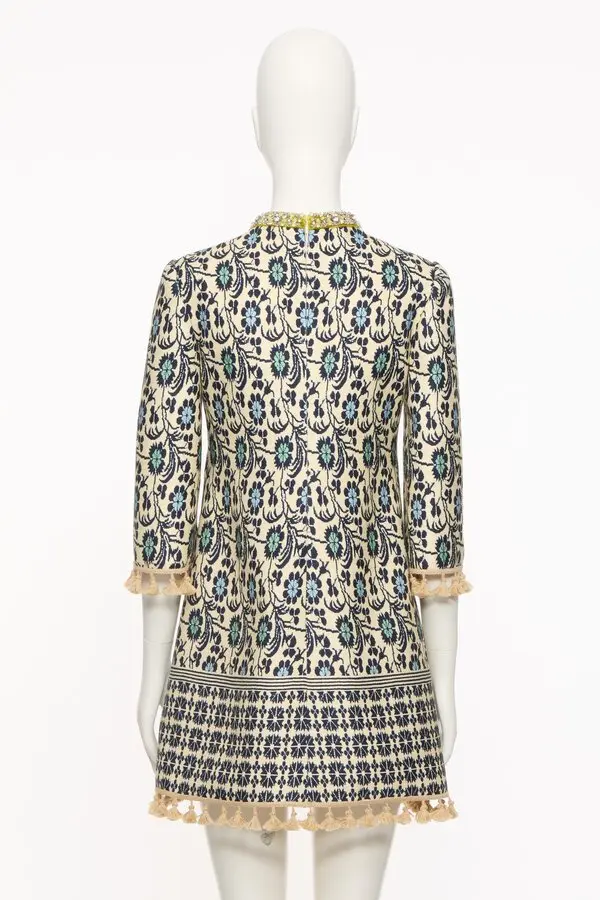 Valentino Garavani Floral-print Embellished Dress