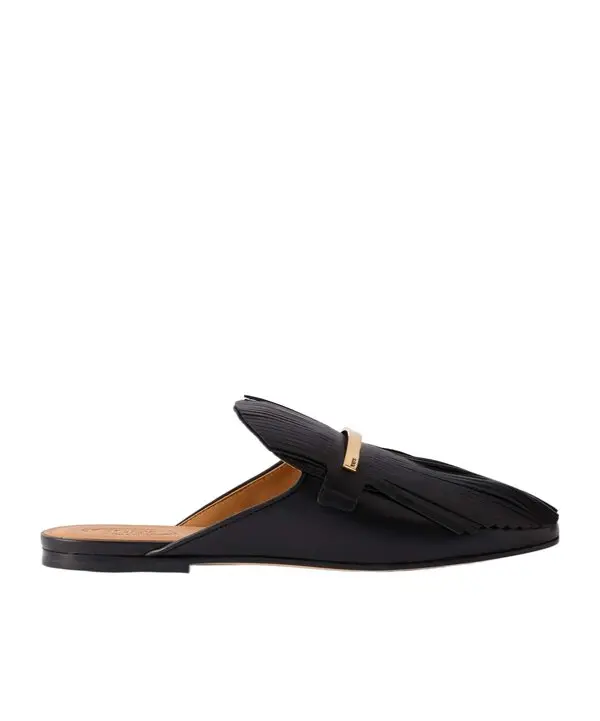 TOD'S Fringe Detailed Slip-on Mules
