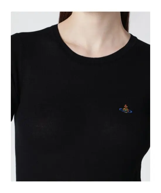 VIVIENNE WESTWOOD Bea Crew Neck T-shirt - Black
