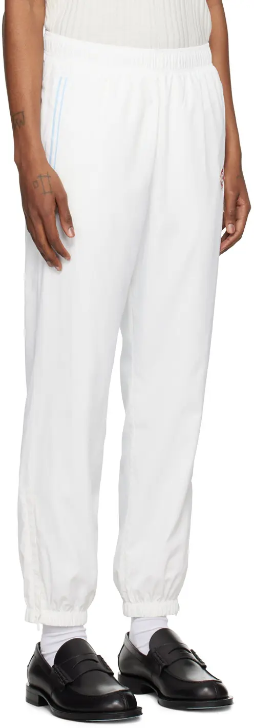 Casablanca Loose Waist Sweatpants - White