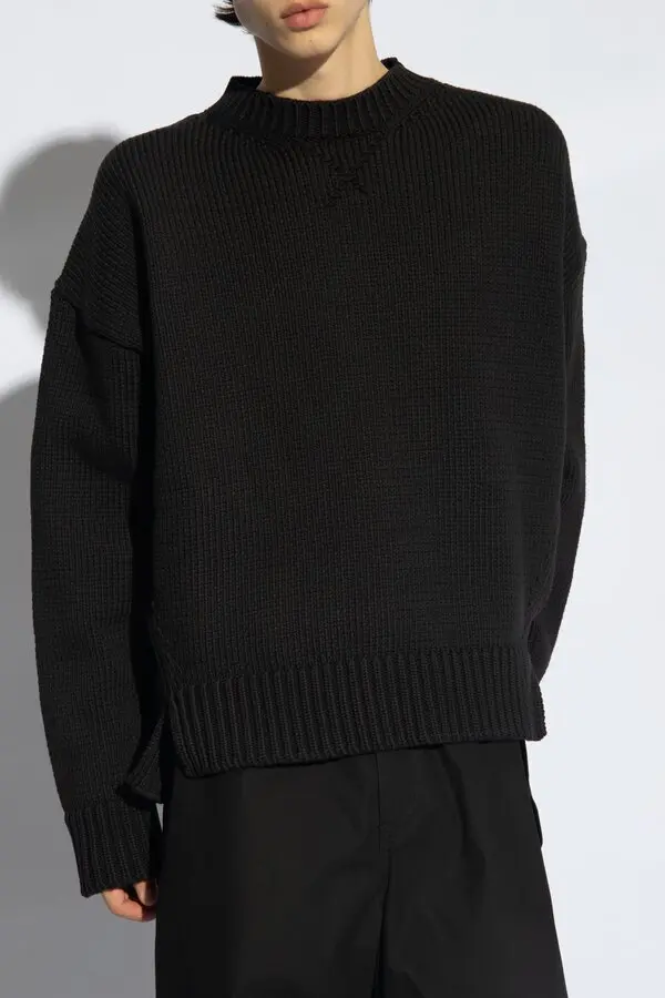 JIL SANDER Drop Shoulder Knitted Jumper