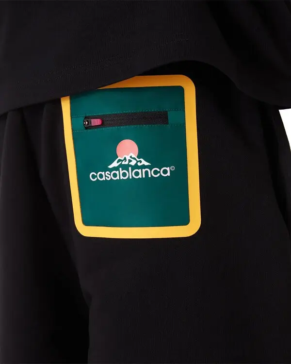 Casablanca Wide-leg Shorts With Elasticated Waist