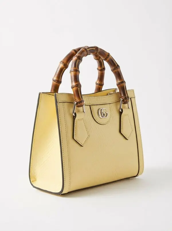 Gucci Small Diana Leather Tote Bag