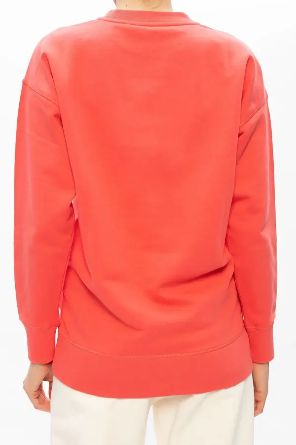 Kenzo Tiger Logo Cotton Sweatshirt - Red