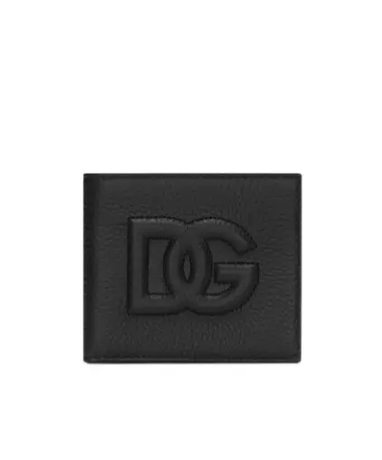 Dolce & Gabbana Dolce Gabbana Portafogli Dg Logo Bi-fold Wallet - Black
