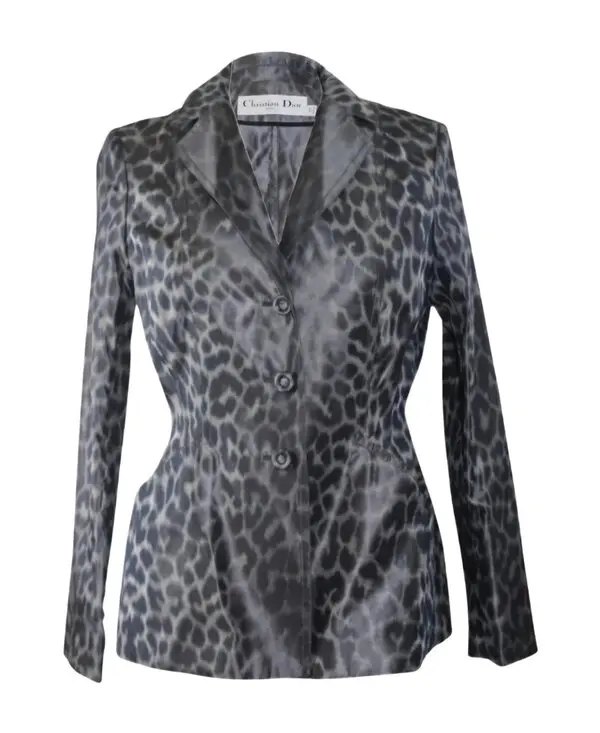 Dior Leopard Print Blazer Jacket