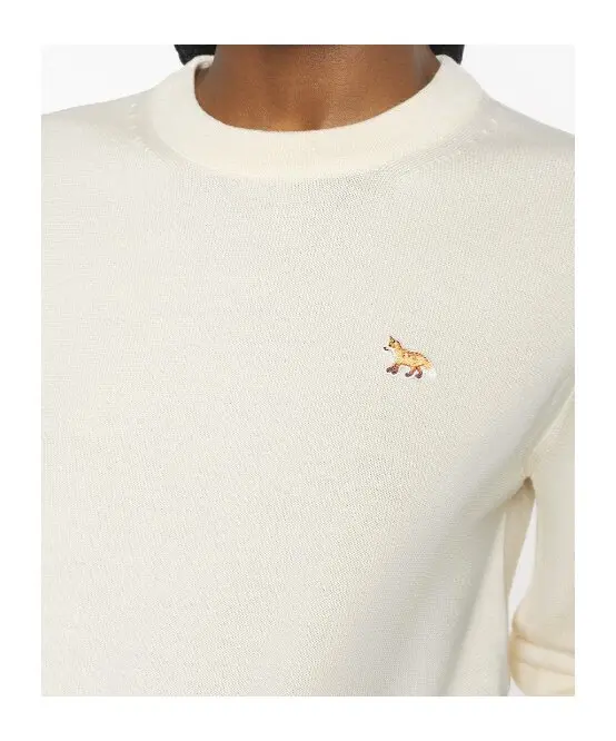 Maison Kitsuné Baby Fox Regular Jumper - White