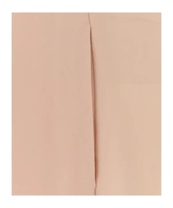 Alberta Ferretti Semi-sheer Georgette Tailored Trousers