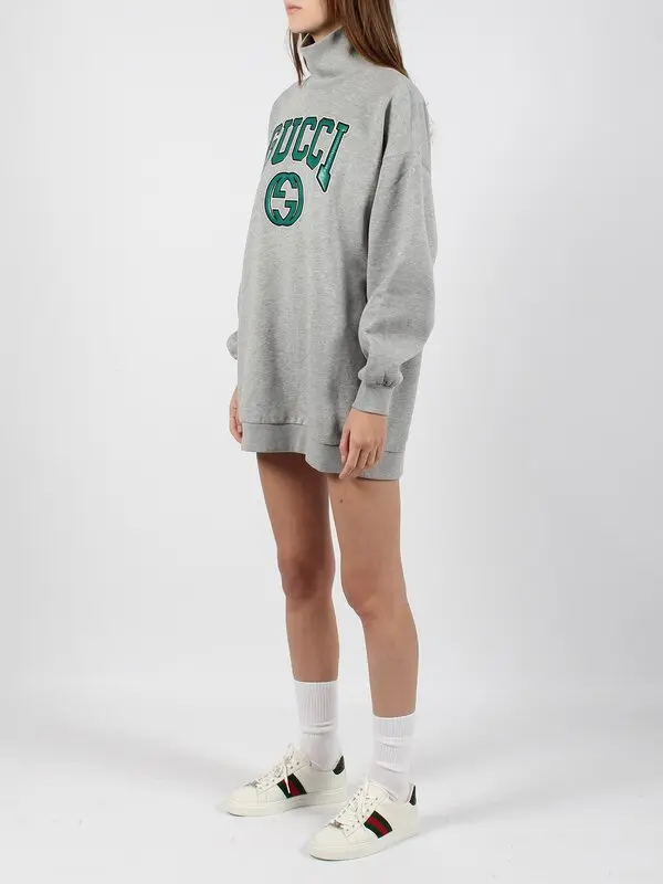 Gucci Logo Patch Turtleneck Sweatshirt