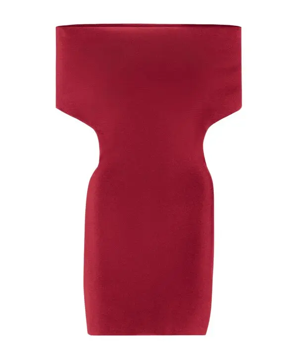 Jacquemus Cubista Mini Dress - Red