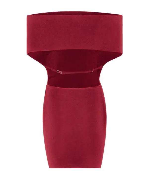Jacquemus Cubista Mini Dress - Red
