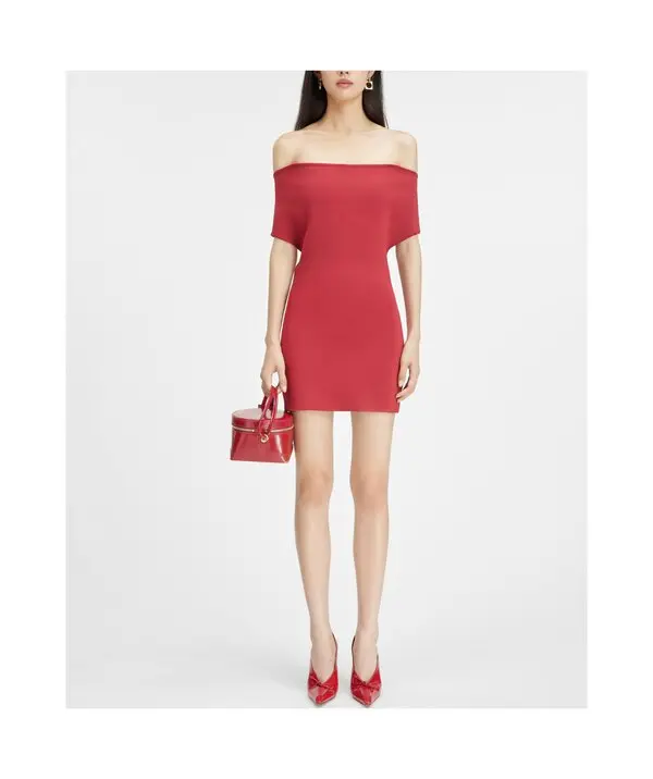 Jacquemus Cubista Mini Dress - Red