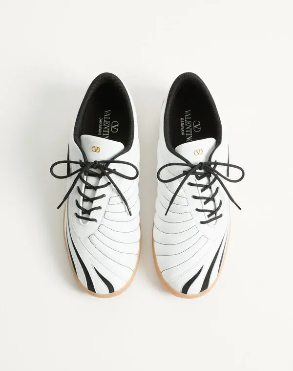 Valentino Garavani Kicky Vlogo Signature Lace-up Sneakers - White