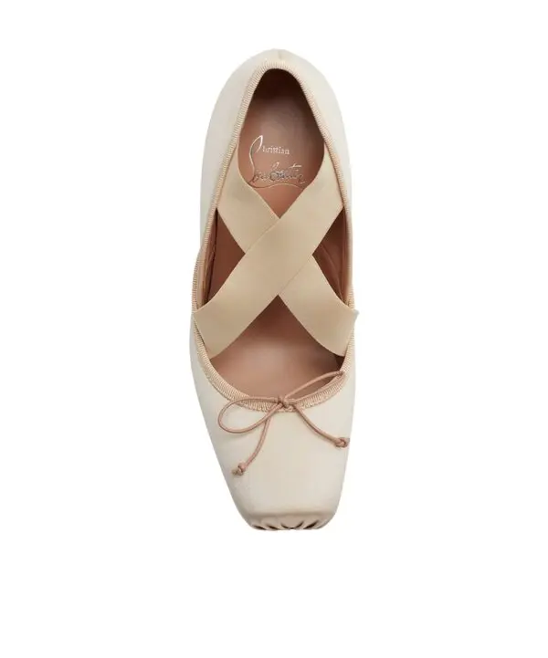 CHRISTIAN LOUBOUTIN Bow Detailed Square Toe Pumps