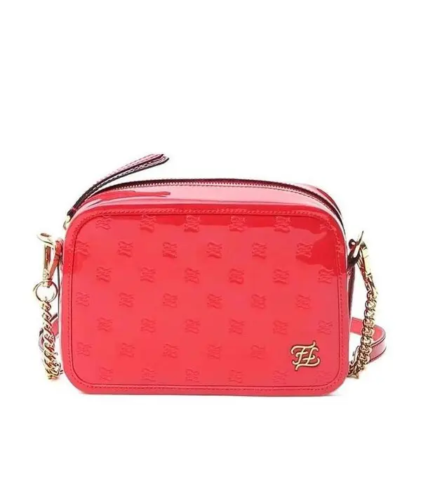 Fendi Karligraphy Embossed Crossbody Bag
