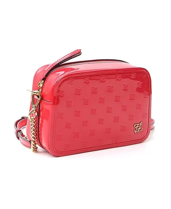 Fendi Karligraphy Embossed Crossbody Bag