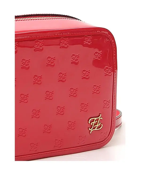 Fendi Karligraphy Embossed Crossbody Bag