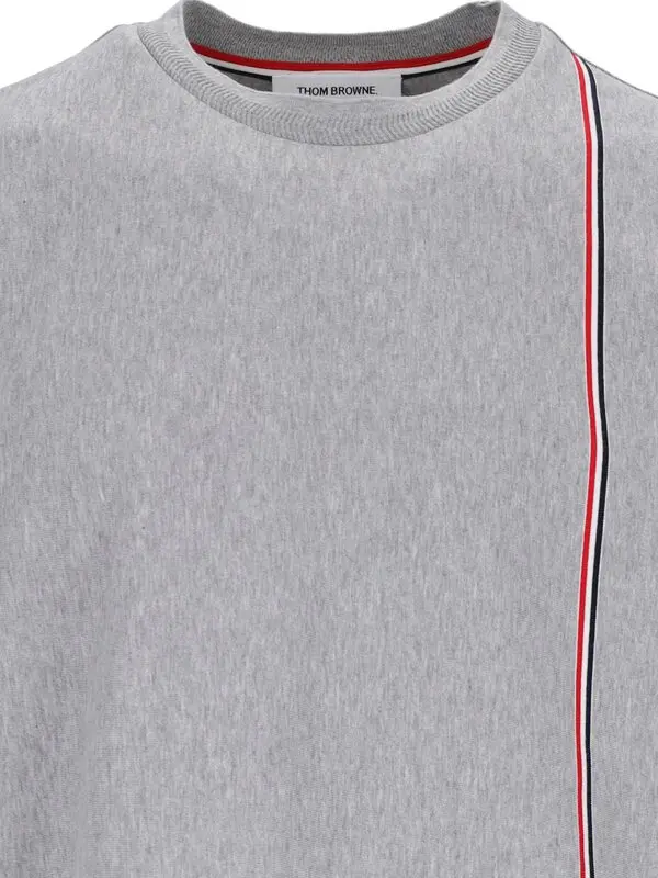 Thom Browne Jersey Short-sleeved T-shirt - Grey