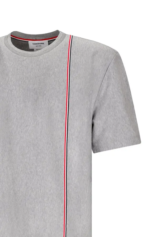 Thom Browne Jersey Short-sleeved T-shirt - Grey