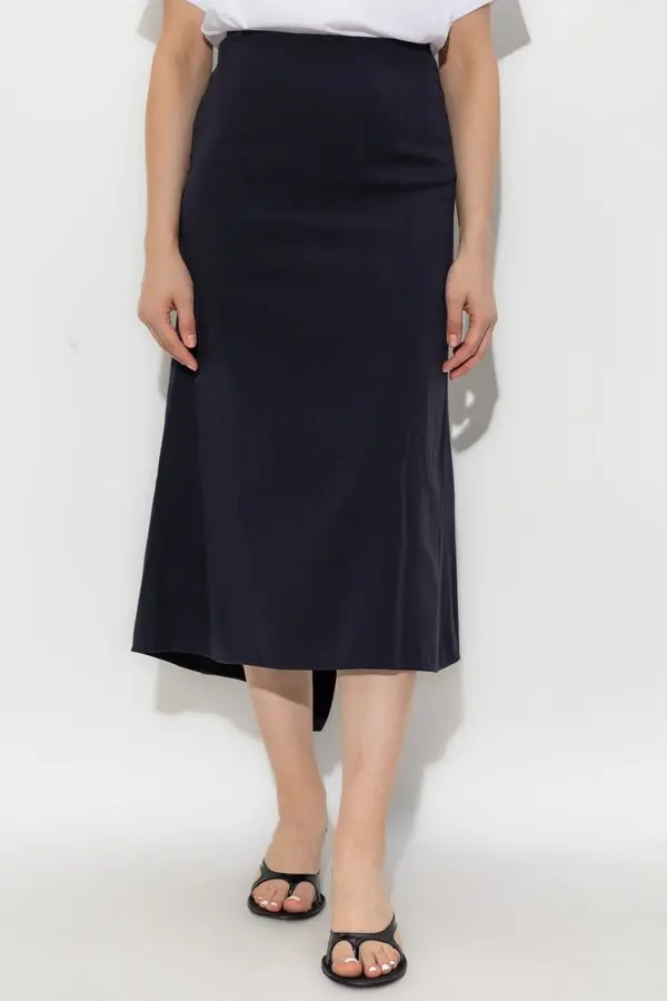 Victoria Beckham Asymmetric Hem Midi Skirt