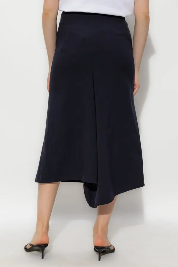 Victoria Beckham Asymmetric Hem Midi Skirt