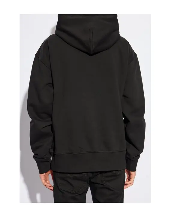 DIESEL® S-macs-hood-od Drawstring Hoodie - Black