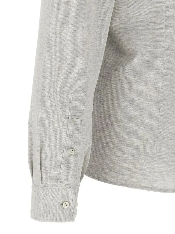 Brunello Cucinelli Double-pocket Cotton Shirt