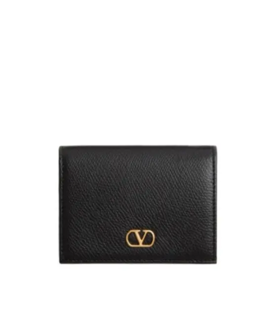 Valentino Garavani Vlogo Signature Wallet - Black