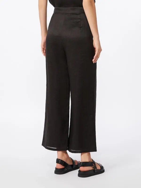 Max Mara High-rise Pleated Trousers - Black