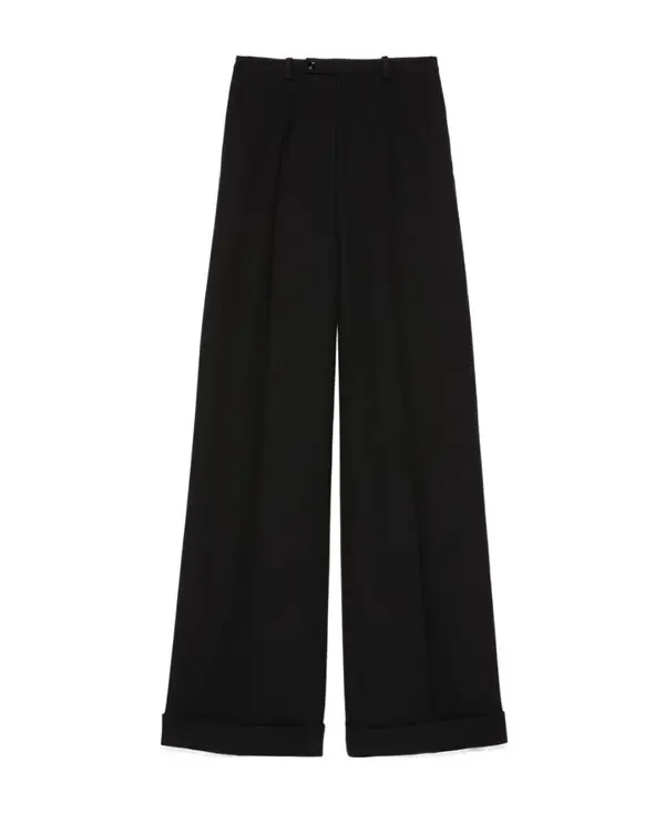 Gucci High Waist Wide Leg Trousers