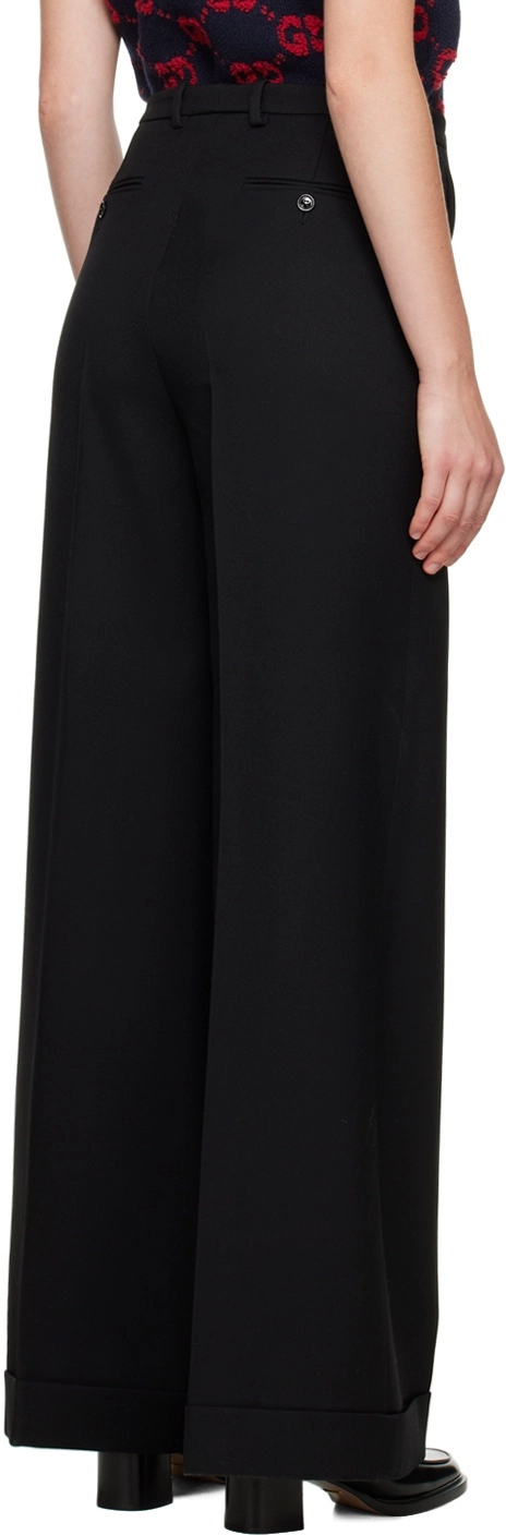 Gucci High Waist Wide Leg Trousers
