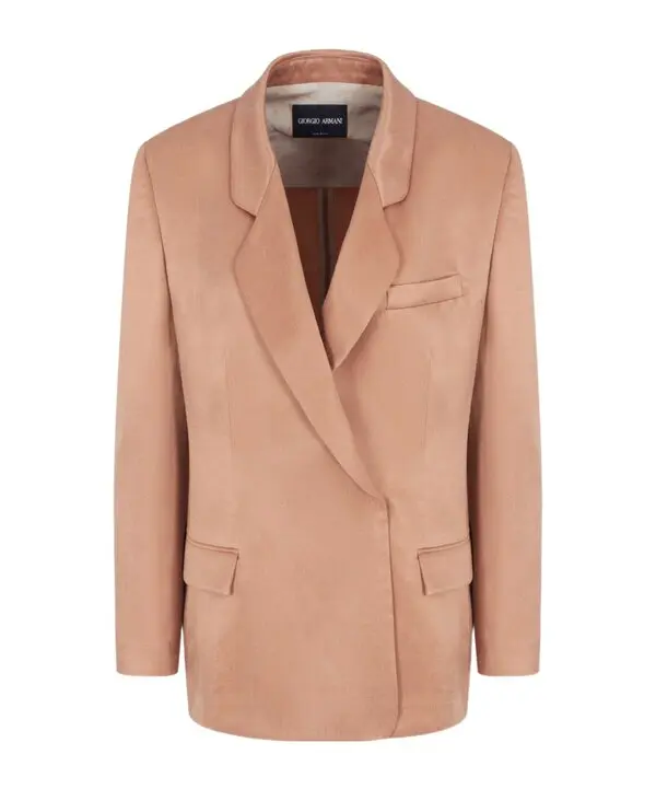 Giorgio Armani Double-breasted Tailored Blazer - Pink