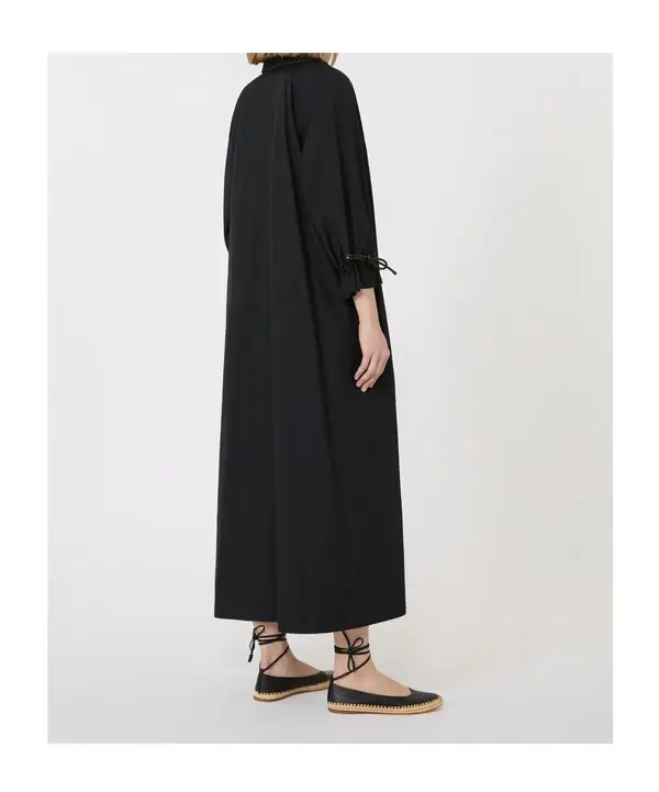 Max Mara Mirto Belted Maxi Shirt Dress - Black