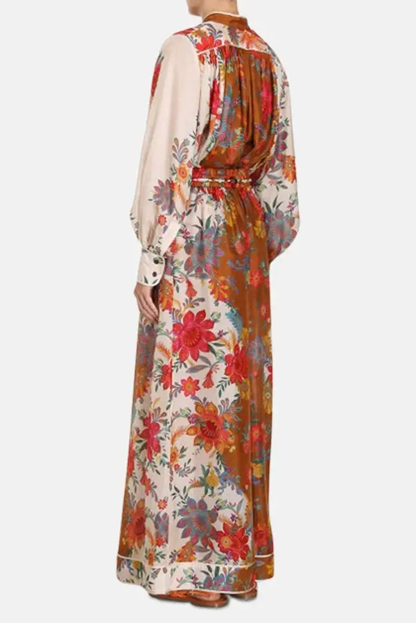 Zimmermann Floral Print Wide-leg Trousers