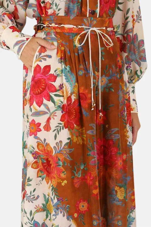Zimmermann Floral Print Wide-leg Trousers