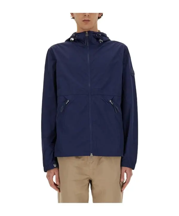 Woolrich Zip-up Crinkle Windbreaker Jacket