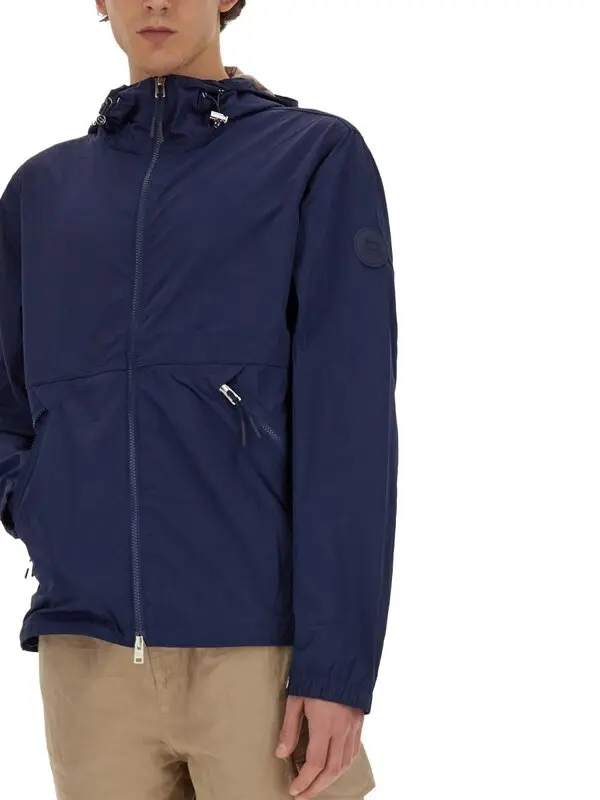 Woolrich Zip-up Crinkle Windbreaker Jacket