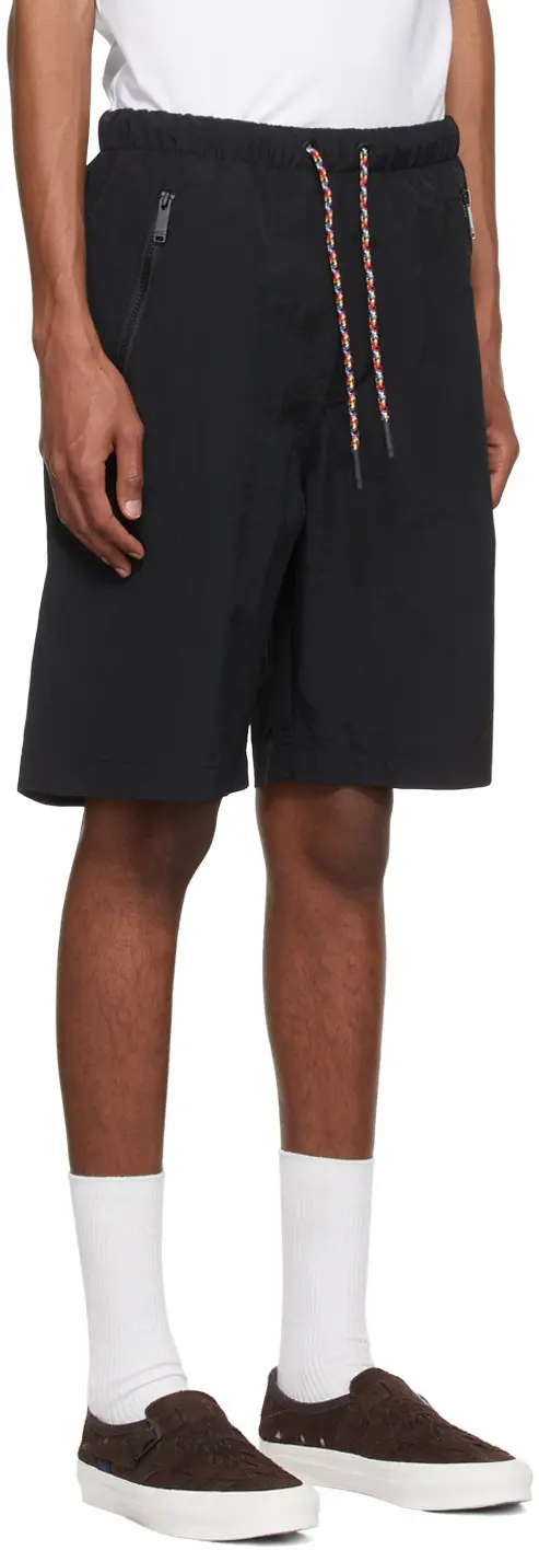 MARCELO BURLON COUNTY OF MILAN Logo Embroidered Drawstring Shorts