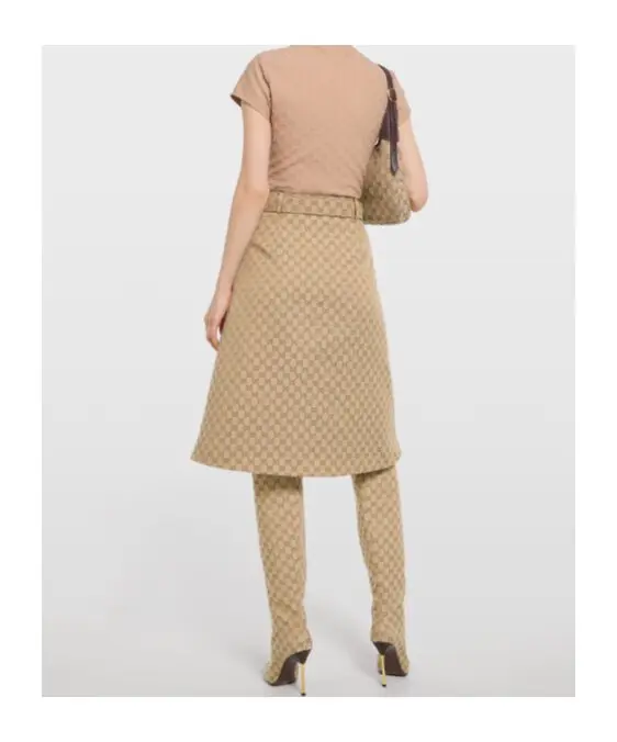 Gucci Gg Jersey Jacquard T-shirt - Beige