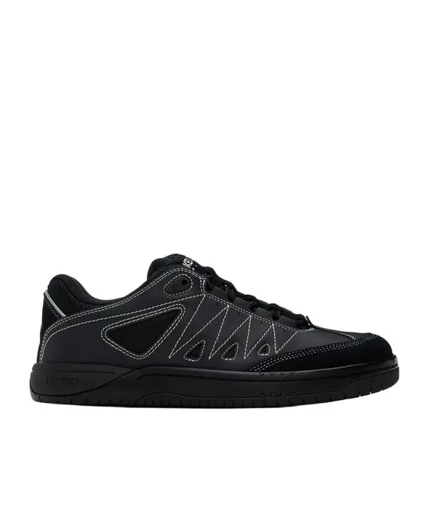 Kenzo Leather Sneakers With Logo Detailing