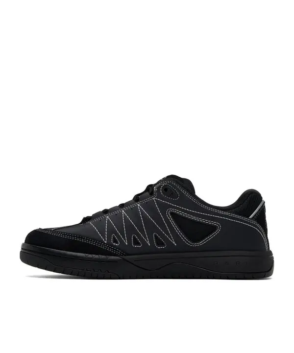 Kenzo Leather Sneakers With Logo Detailing