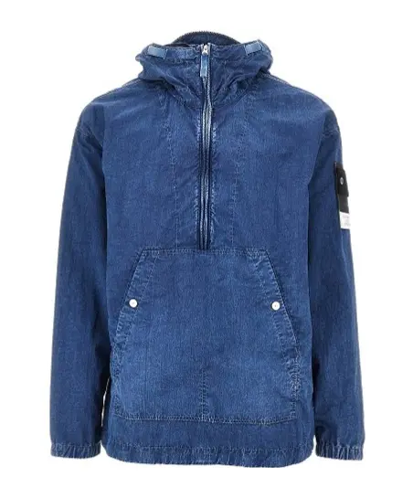 Stone Island Hollow Marbled-effect Jacket - Blue