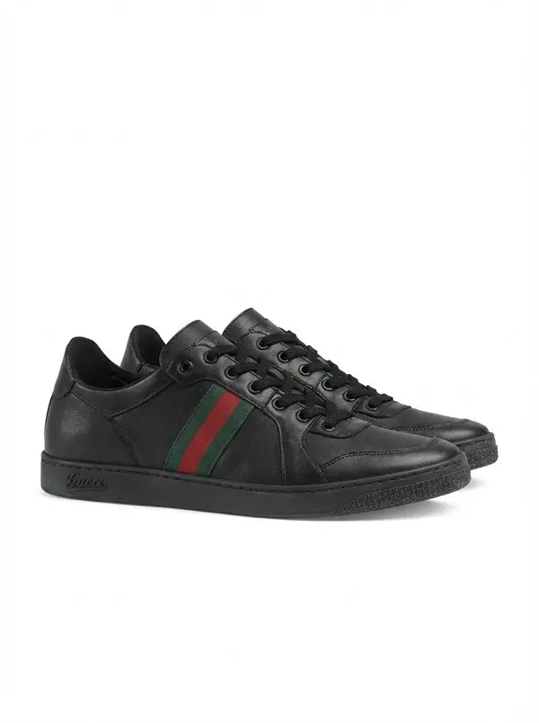 Gucci Stretch Low-top Sneakers With Interlocking G Detail
